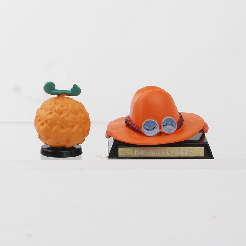13 Pcs One Piece Luffy Grass Hat Devil Fruit Luo Hat Props Collection ...