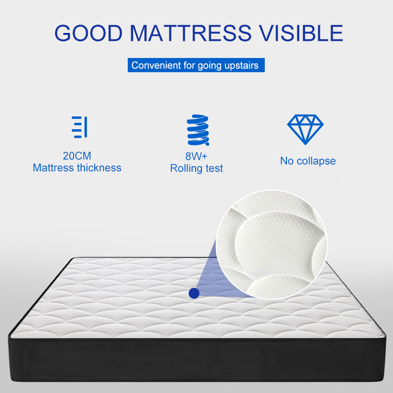 【New】Tulogo 8 inch Spring Mattress Memory Foam Mattress Thickened New ...