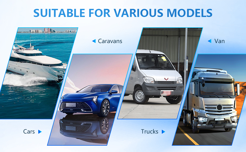 Car Battery Disconnect Switch 12V/24V Quick Cut-off Battery Terminal clamp Wire Cable Clamp ...