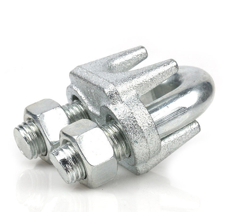 10pcs Galvanized Steel Cable Clip 3mm-12mm Wire Rope Clip Steel Clip Gi ...