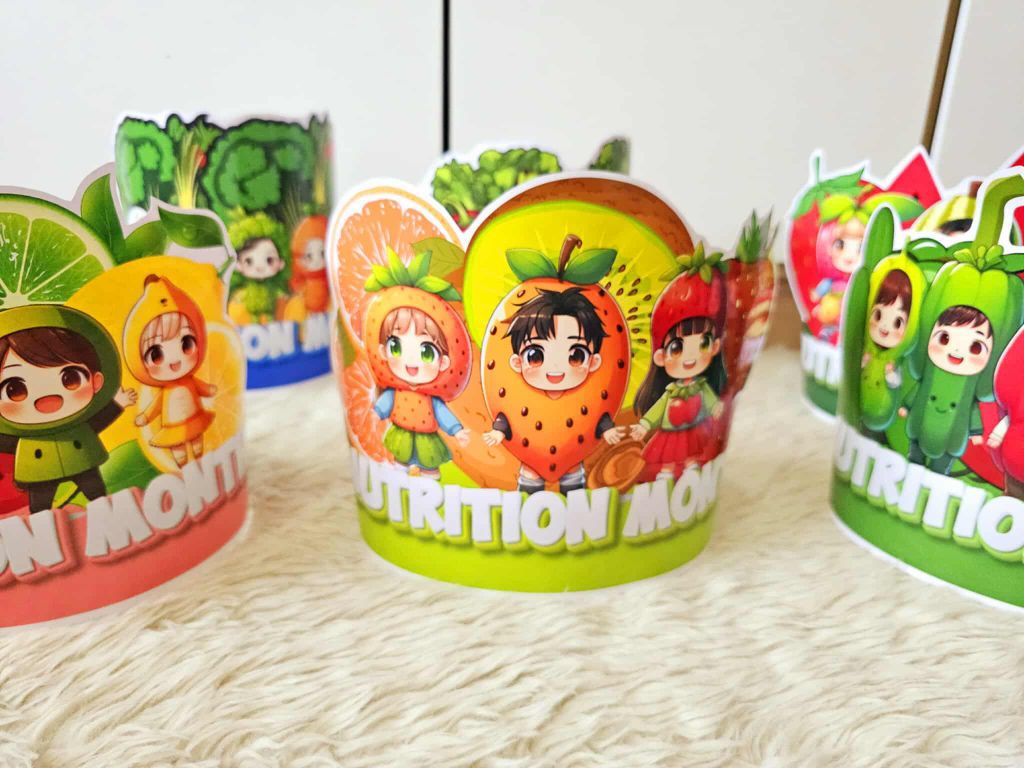 Nutrition Month Healthy Foods Hat Head Dress | Shopee Philippines