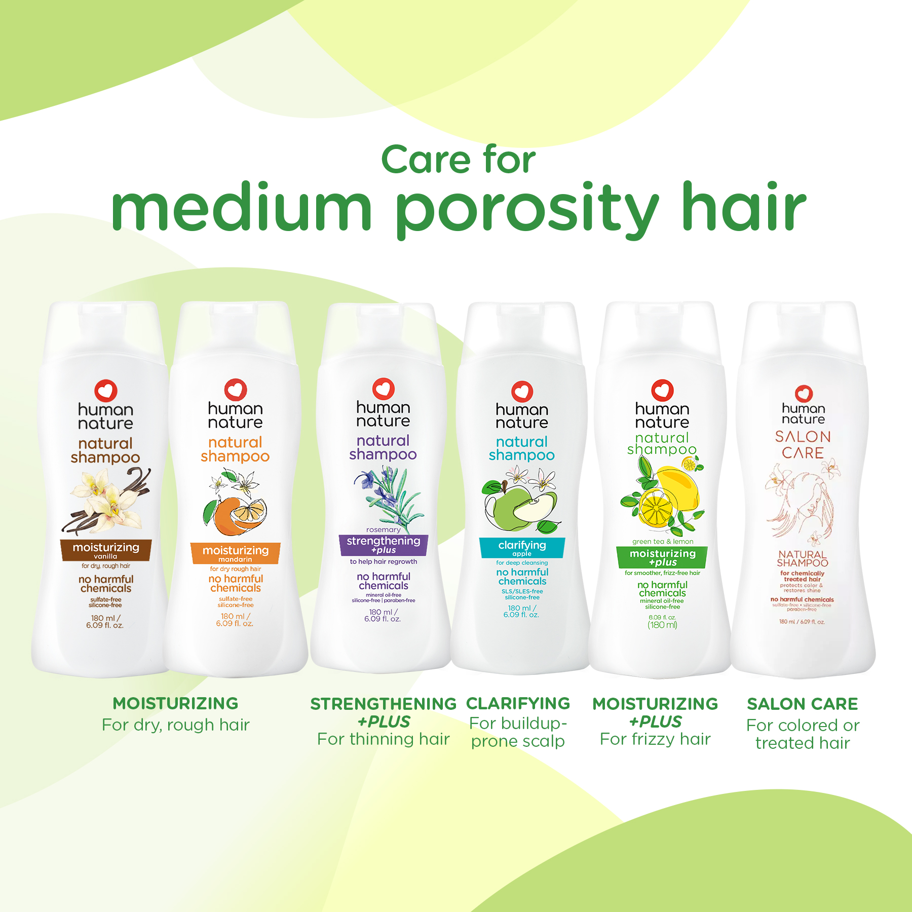 Human Nature Strengthening +PLUS Shampoo with Rosemary BUNDLE OF 2 ...