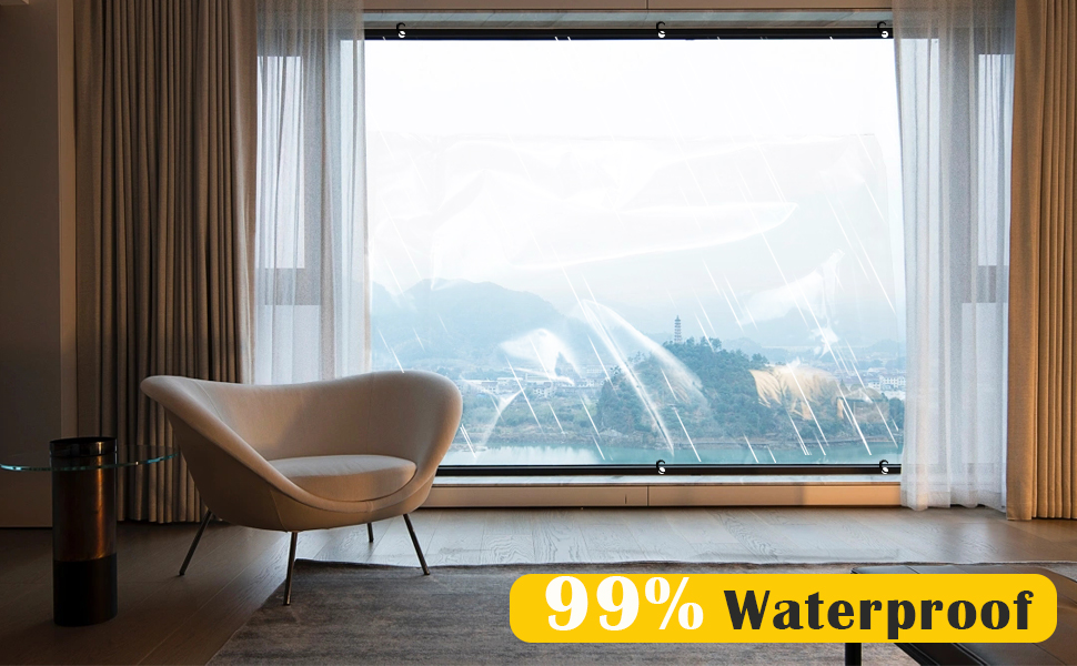 2x Thicken 】Transparent Trapal Waterproof Makapal Outdoor Lona ...