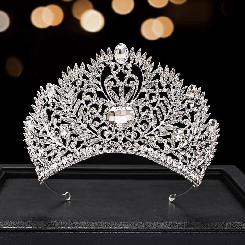 Luxury Rhinestone Pageant Debut Crown Big Miss Global Queen Bridal ...