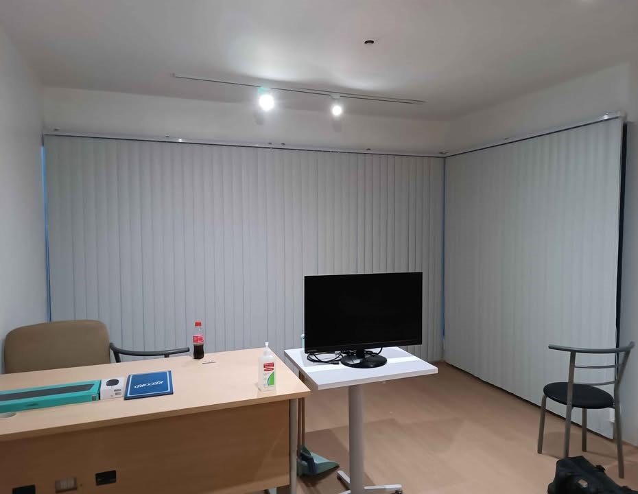 PVC Vertical Blinds Corrugated Flat window blinds-(Customizes Sizes ...
