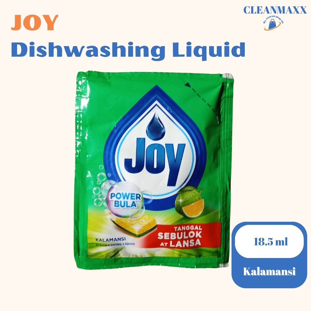 Joy Dishwashing Liquid Sachet | Kalamansi | Sachets | Tanggal Sebulok ...