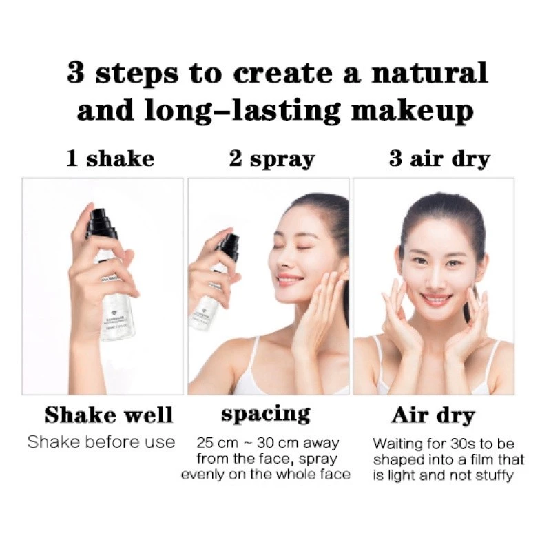 100ml Make up Setting Spray Long Lasting Oil Control Moisturizing Matte ...