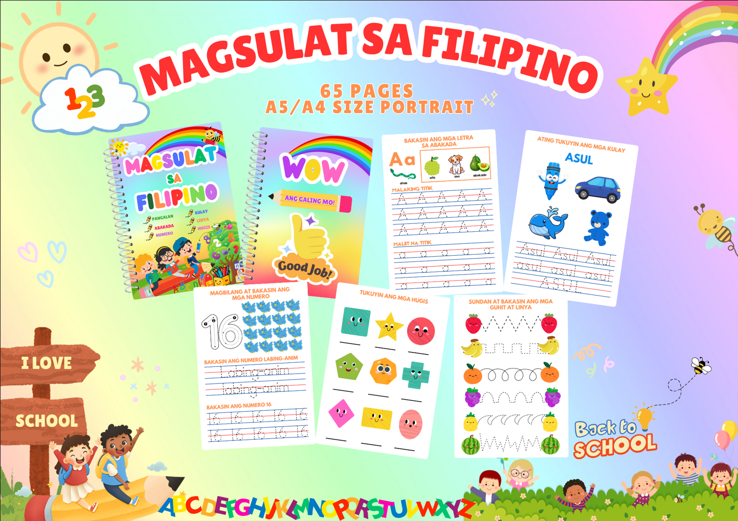 MAGSULAT SA FILIPINO | TRACING WORKBOOK TAGALOG FILIPINO | Shopee ...