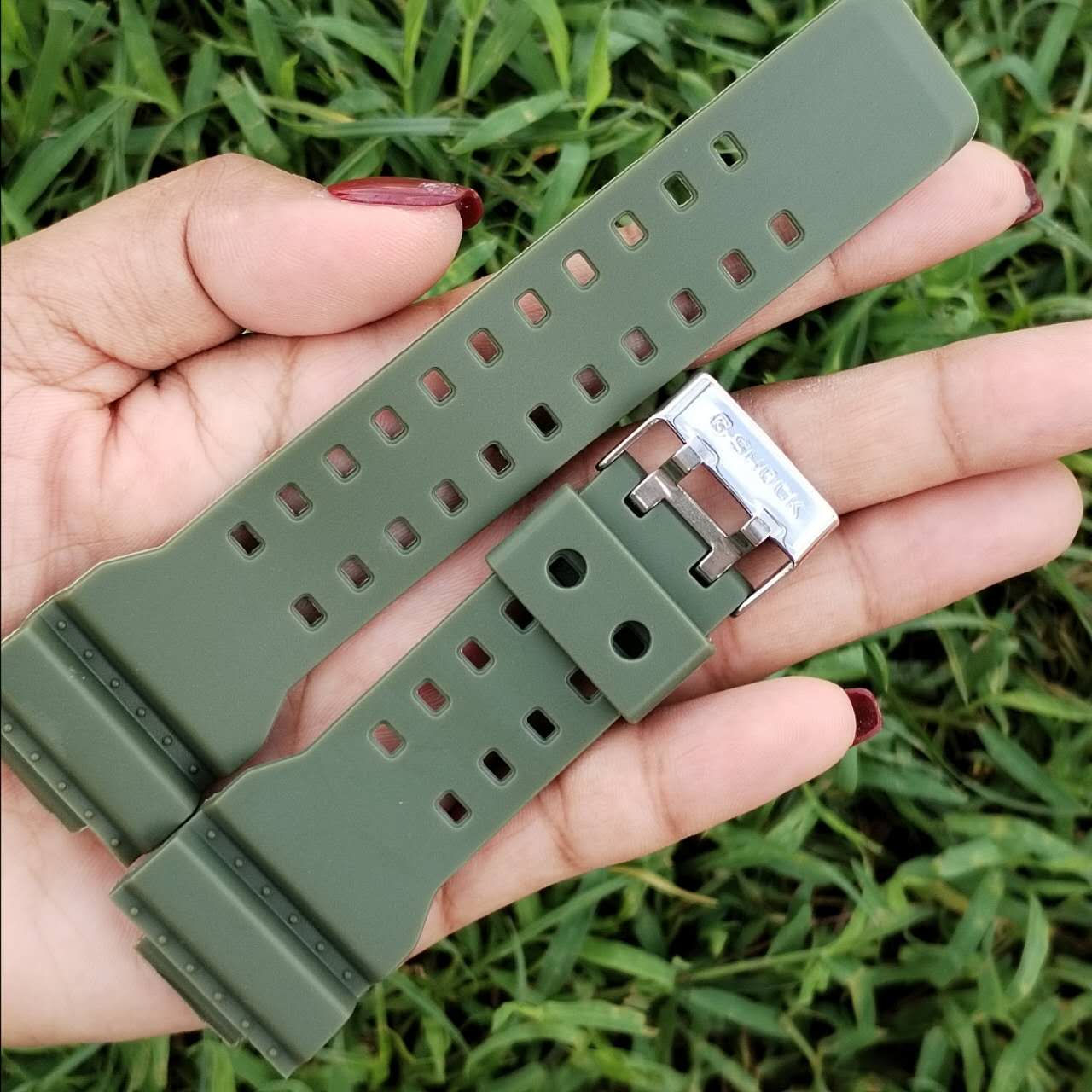 GA700 GA710 STRAP AND BEZEL REPLACEMENT FOR MATTE ARMY GREEN | Shopee ...