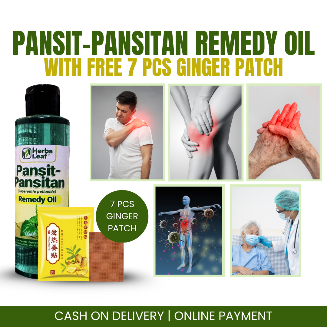 Pansit-Pansitan Oil 60ml – Natural na Gamot sa Gout, Arthritis, Rayuma ...