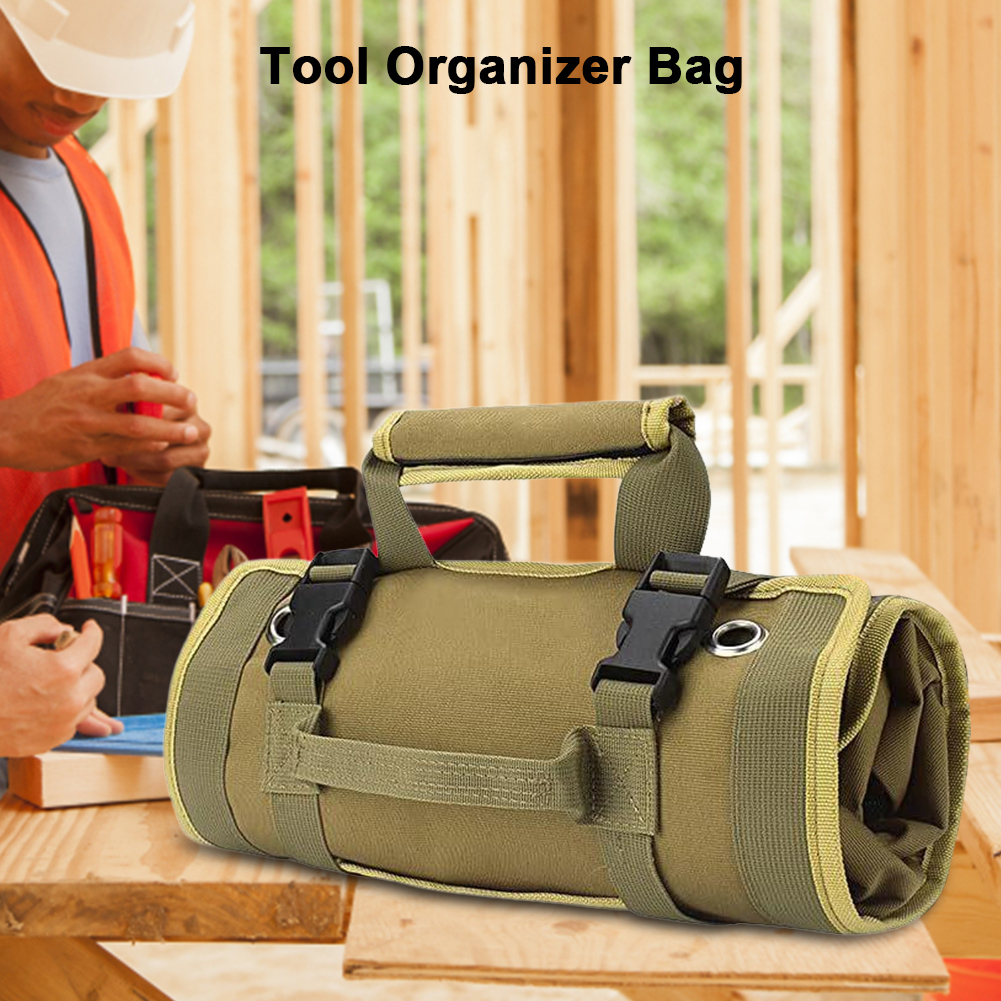 Multi-Purpose Hardware Tool Bag Professional Multi-Pocket Rolled ...