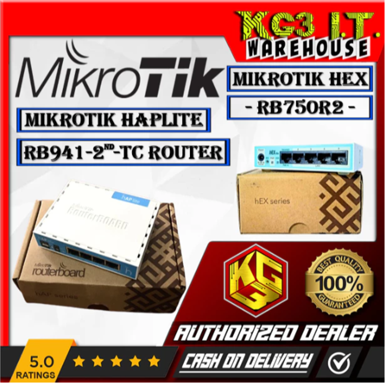 MikroTik Routerboard hAP series RB941 ROUTER / Mikrotik RB750 (HEX Gr3 ...