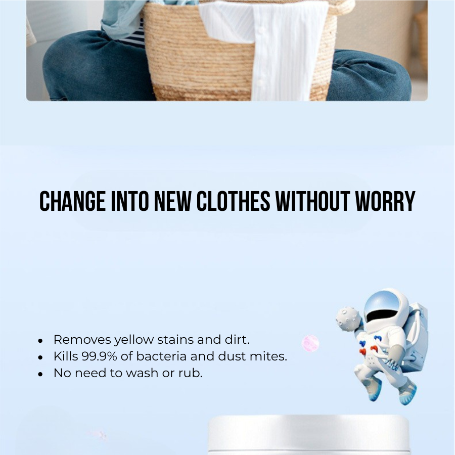 (Buy 1 Take 1) Enzyme biological washing powder whitens clothes removes ...