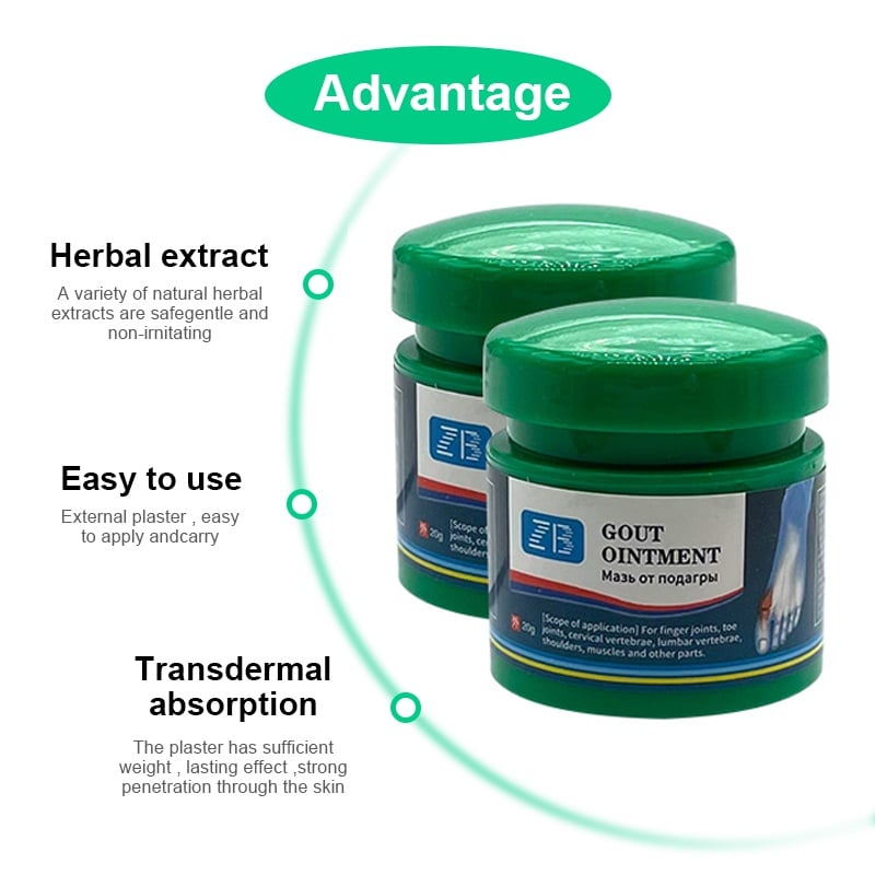 Gout Ointment Cream Gout Cause Joint Knee Pain Toe Finger Bone Spur ...