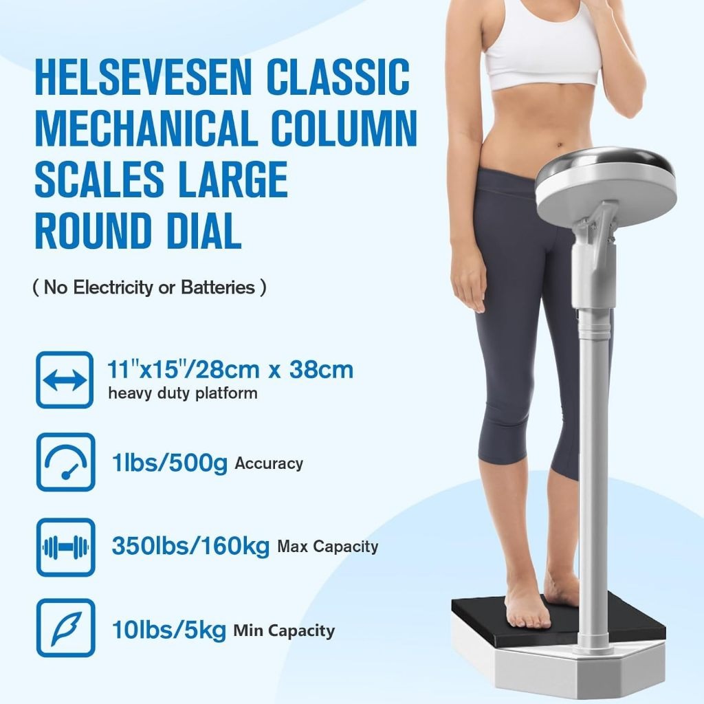 Weighing Scale mechanical dial Weighing Scale with Height Measurement ...