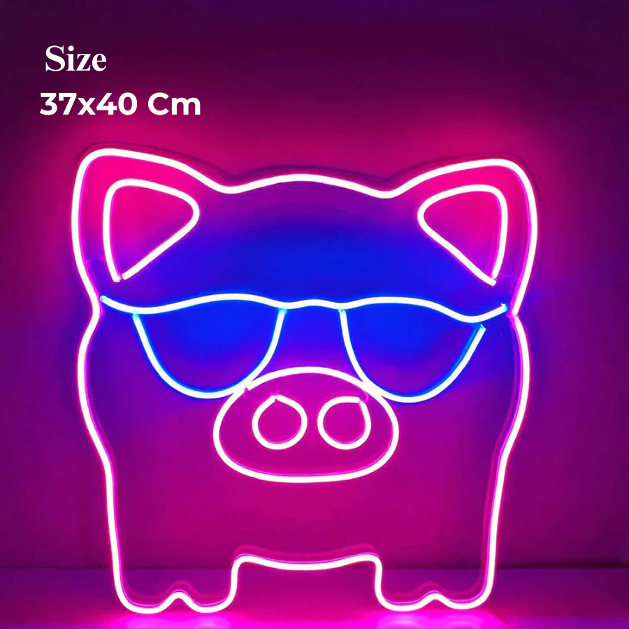 LED Neon Lights Animal For Room Decor, Aesthetic Waterproof Bedroom ...