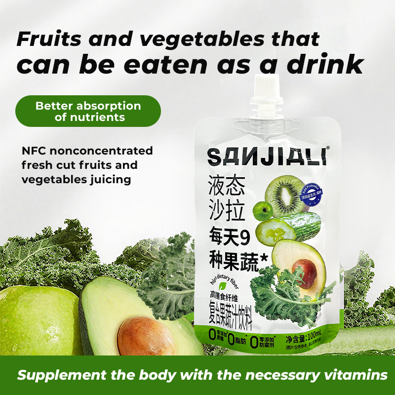 Liquid salad Juice Fruits and vegetables multivitamins Nutritional ...