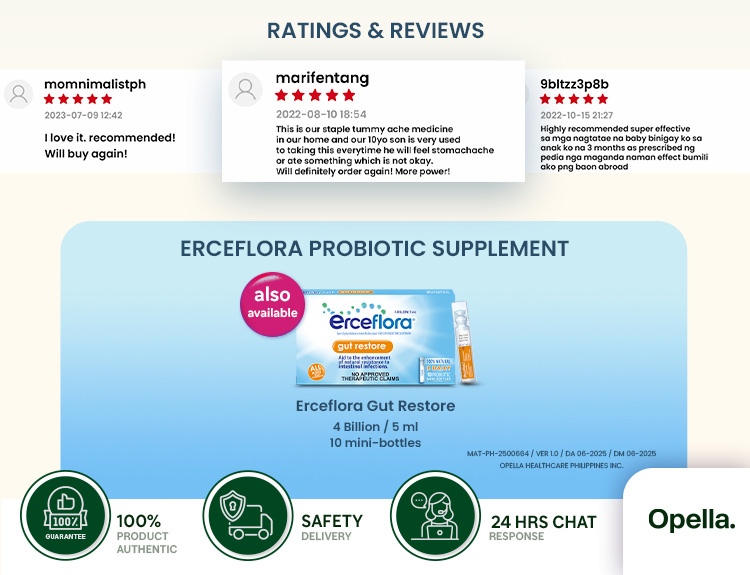 Erceflora Gut Defense Probiotic Daily Preventive Support Supplement For ...