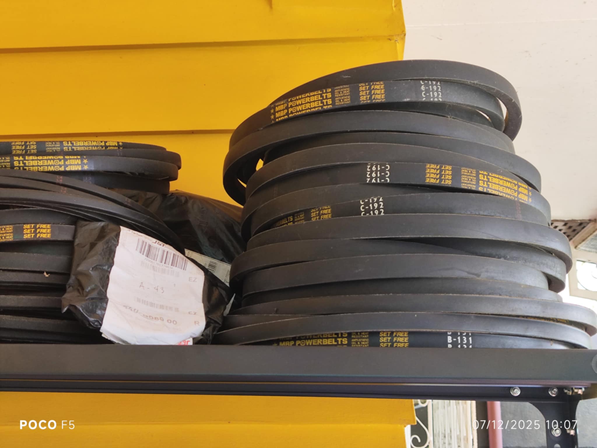 Mitsuboshi V Belt Fan Belt Type A & B A-31 to A-80 B-31 to B-80 Anti ...