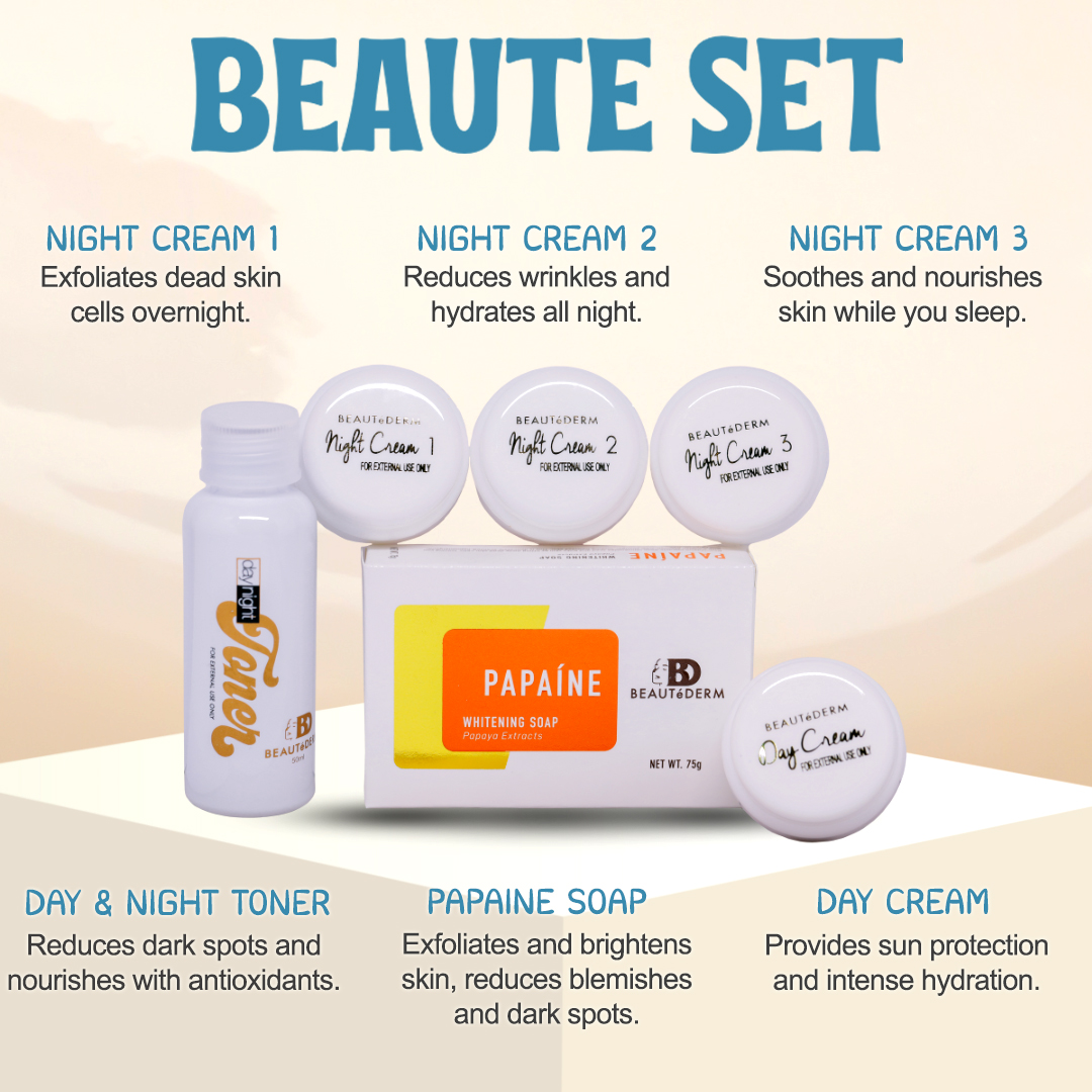 Beautederm Travel Set Promo - Clear Skin & Whitening Moisturizer ...