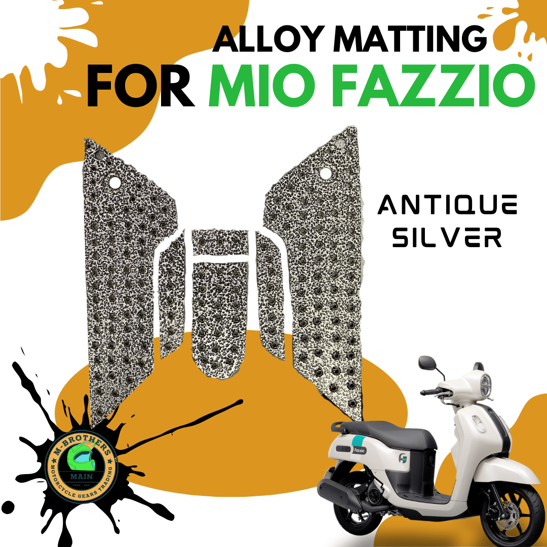 Yamaha Mio Fazzio Alloy/Powder Coated FootBoard Matting | Shopee ...