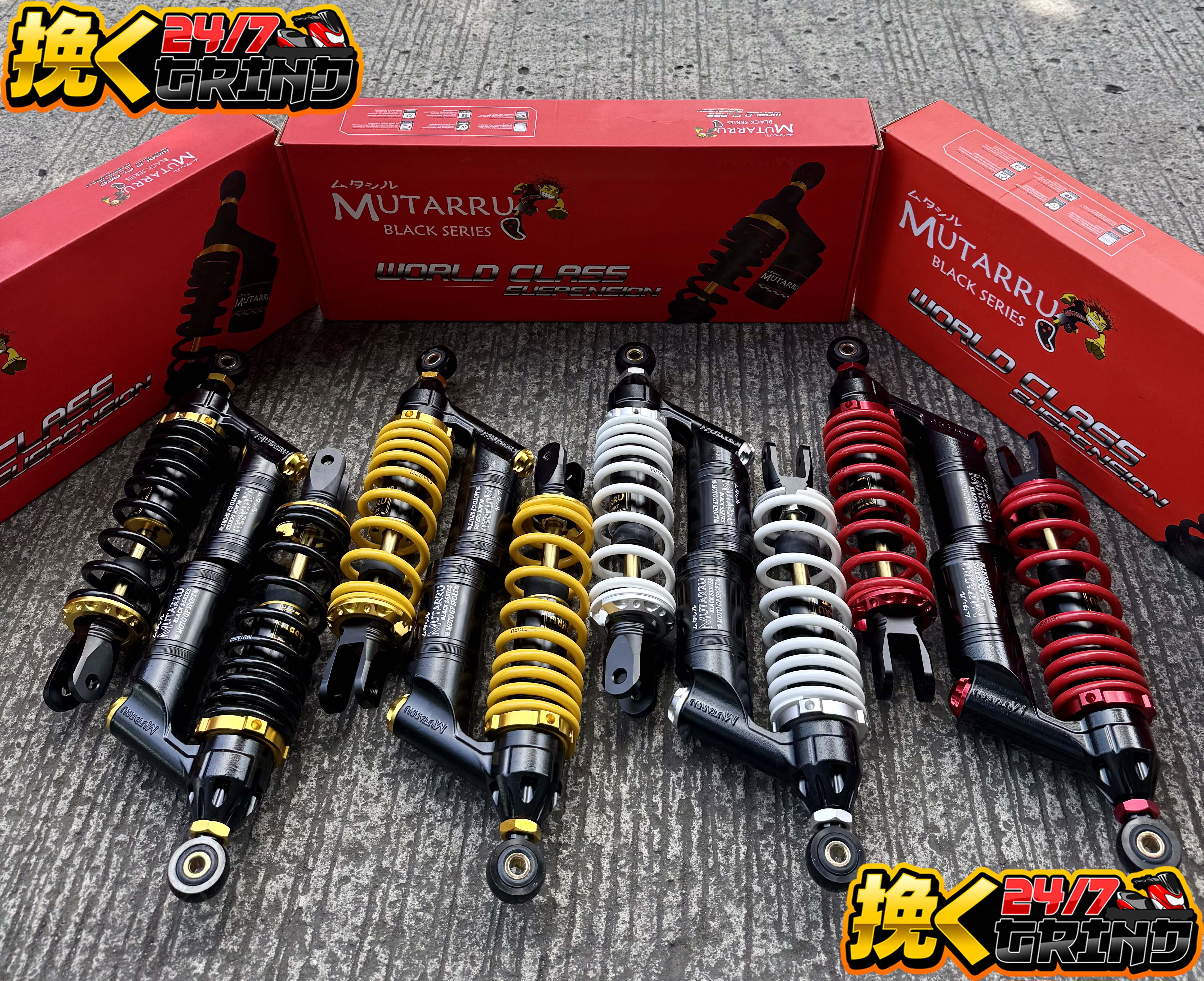 MUTTARU Rear Shock 285mm-305mm MOTO GP For Nmax v1 v2 / Aerox v1 v2 ...