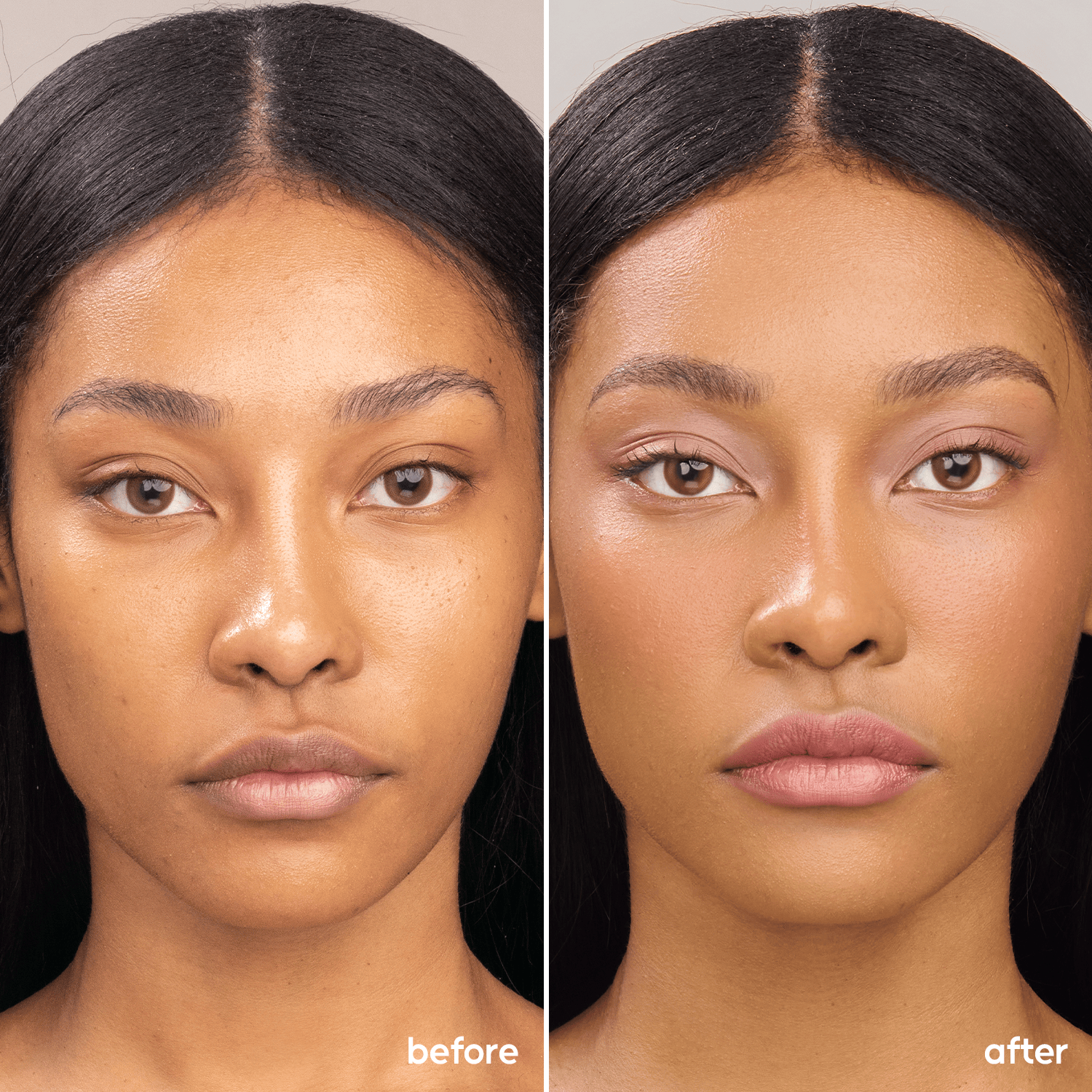 blk cosmetics soft blur liquid foundation with face duo set with brush ...