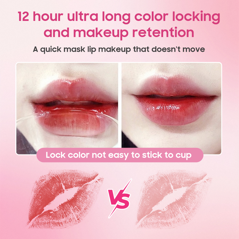 BELLAPINK Tinted Lip Oil Lasting Waterproof Liptint Color Changing Lips ...