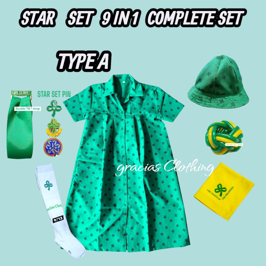 TYPE A GSP DRESS SET/ STAR JUNIOR AVAILABLE/ GRDE 1 TO GRDE 6 / KIDS ...