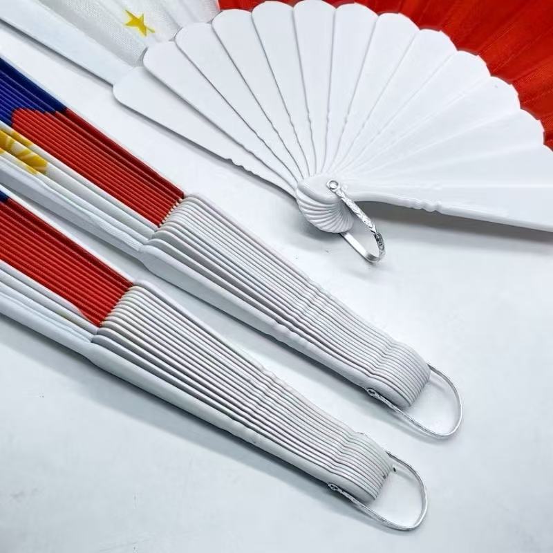 Philippines Flag Fan Abaniko Pamaypay Rainbow fan Plastic folding fan ...
