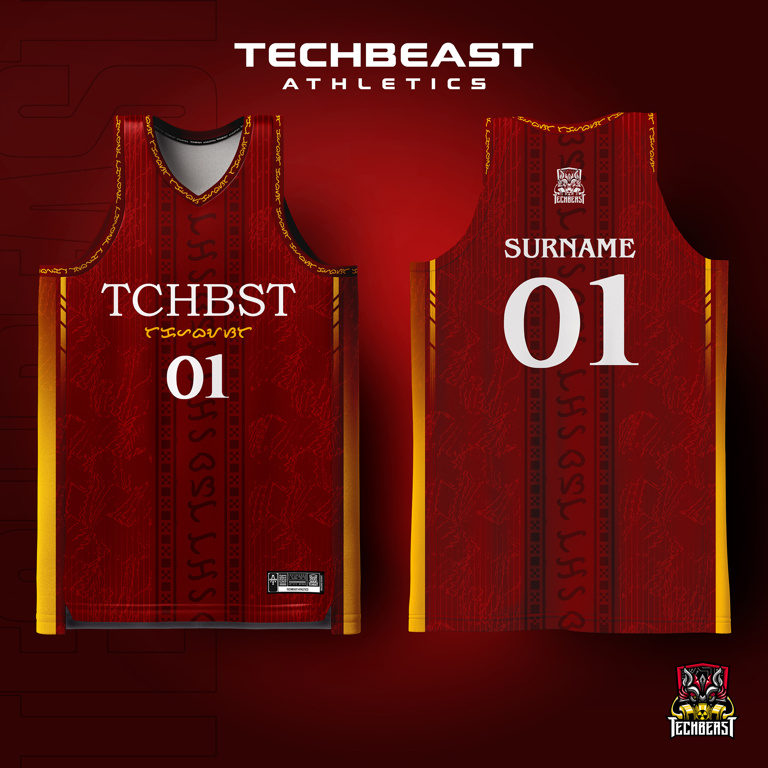 Techbeast Mandirigma Full Sublimation Basketball Jersey ( CUSTOM NAME + NUMBER ) | Shopee ...