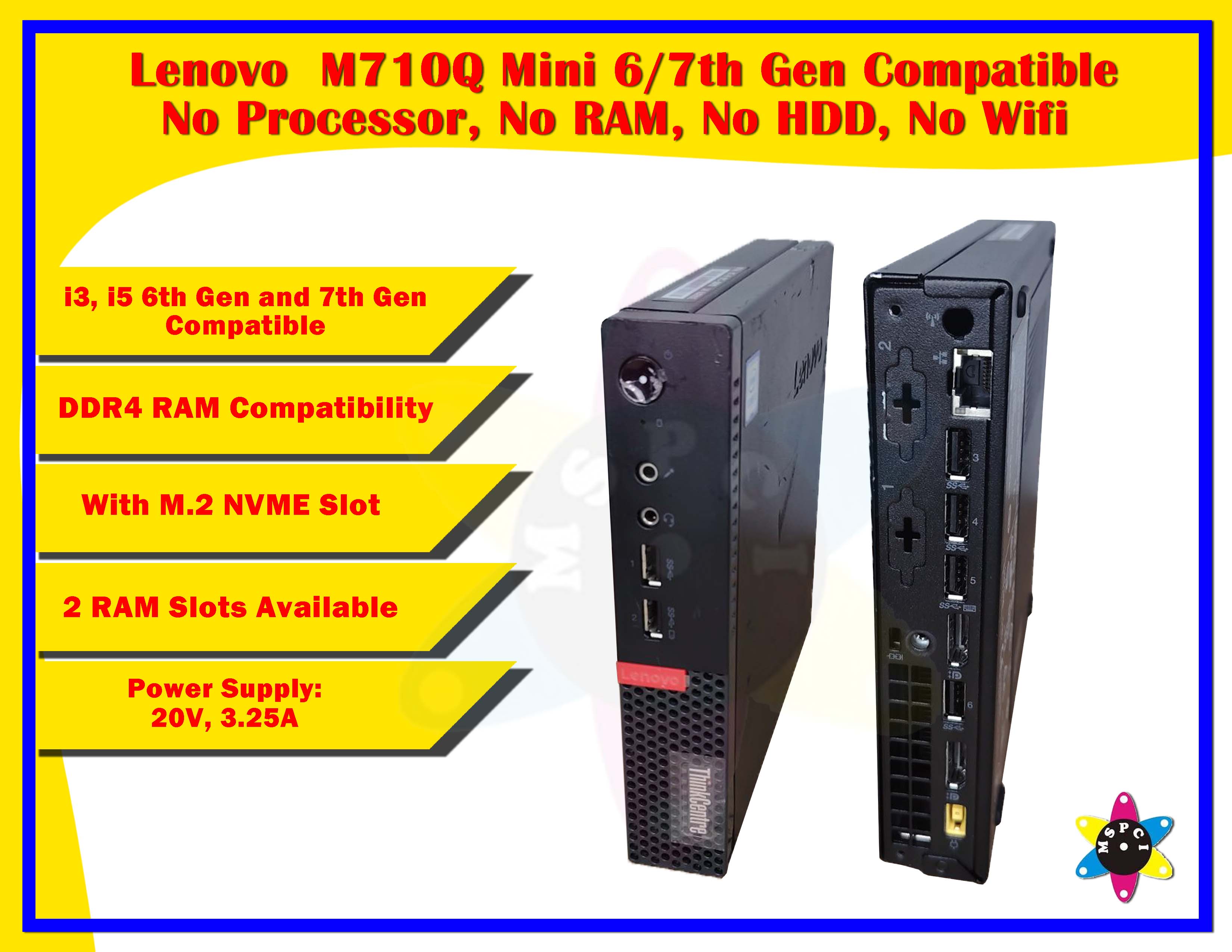 Desktop Lenovo ThinkCentre M 710 Q M710Q Mini No Processor No Ram No ...