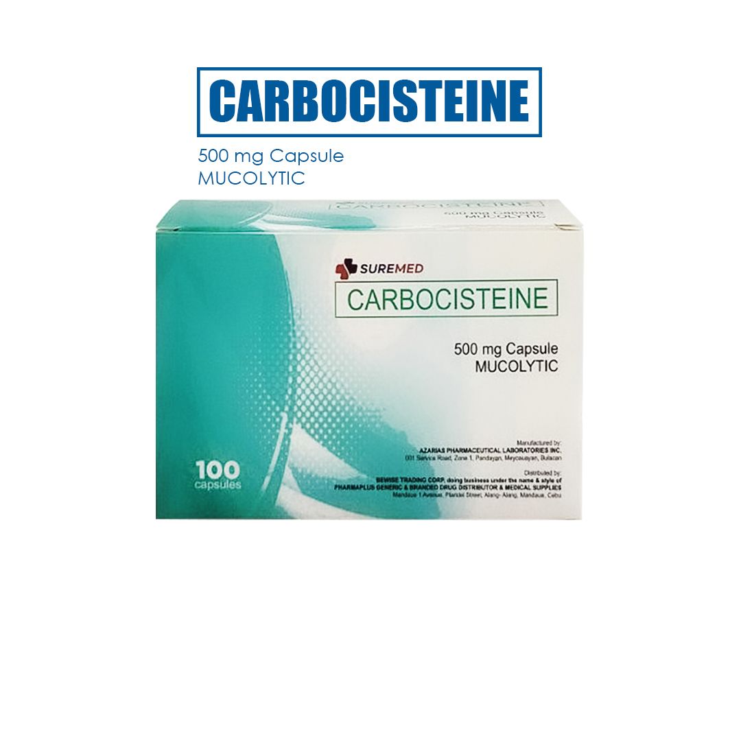 Suremed Carbocisteine 500mg | Shopee Philippines