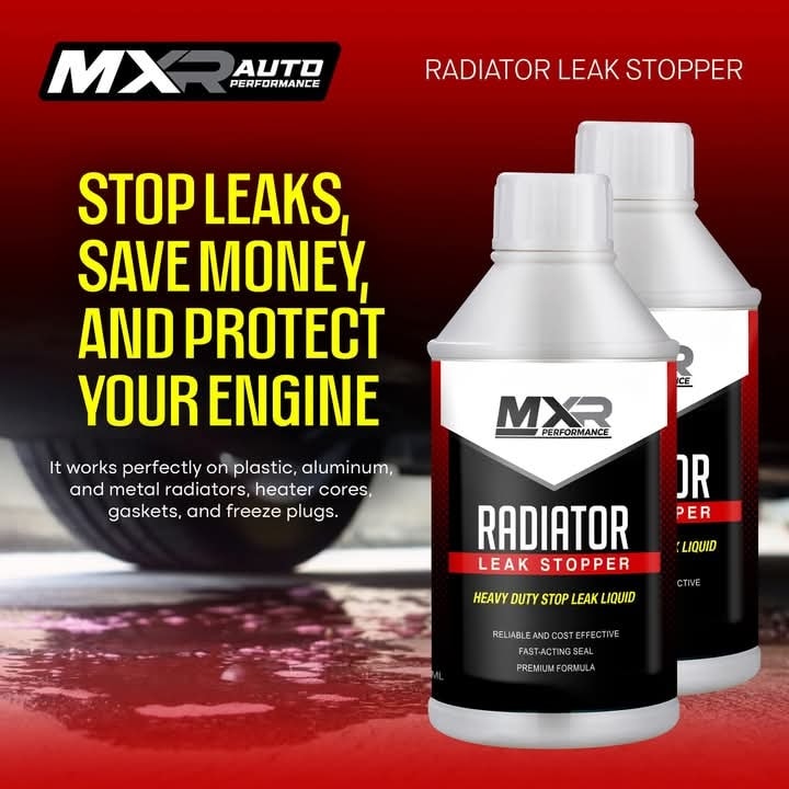 MXR RADIATOR LEAK STOPPER 354ML | HEAVY-DUTY STOP LEAK LIQUID | FAST ...