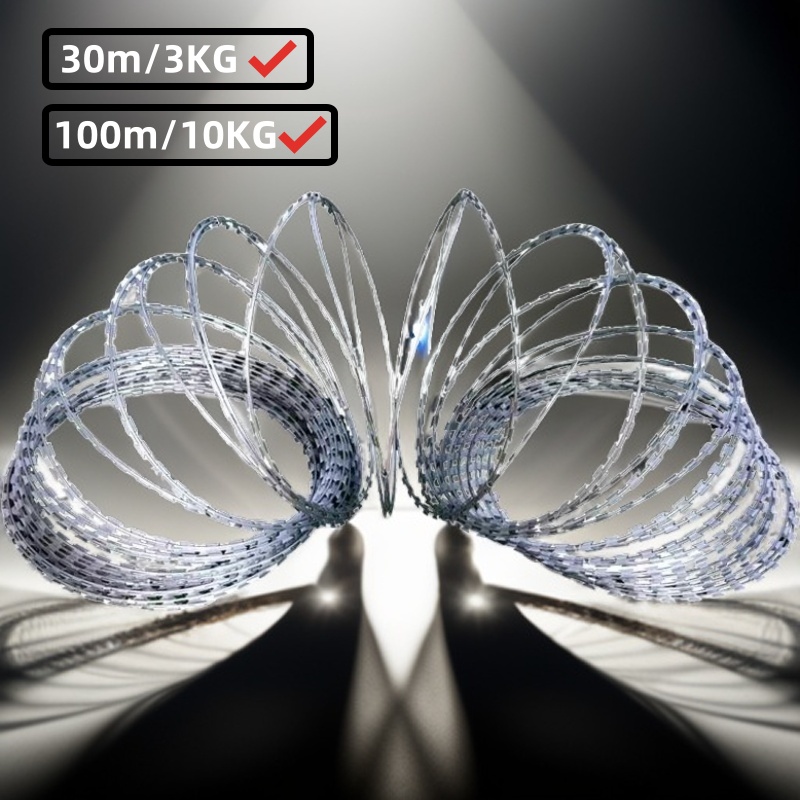 Barbed Razor Wire For Garden Fence Blade Wire for House Farm Factory ...