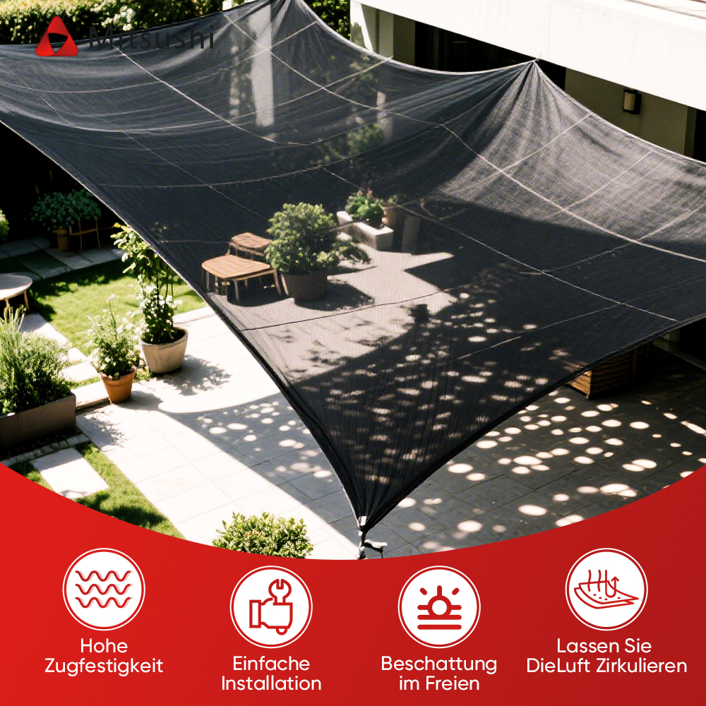 Mitsushi Sunshade Net Outdoor Sun Protection Net with 85% UV Blockage ...