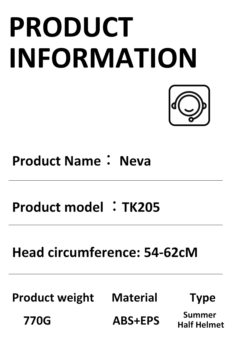 Neva Abs Material Rainproof Dual Visor Half Face Helmet For Motorcycle ...