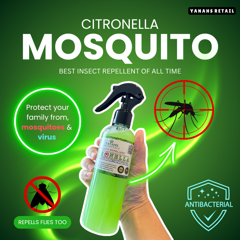 CITRONELLA Air Freshener Spray Mosquito Repellent All-in-One ...