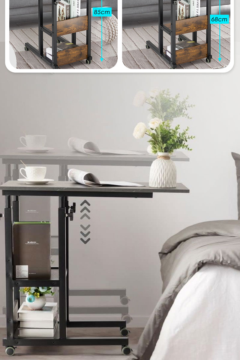 ⚡️COD⚡️Adjustable Table Laptop Table Study Table Standing Bed Side ...