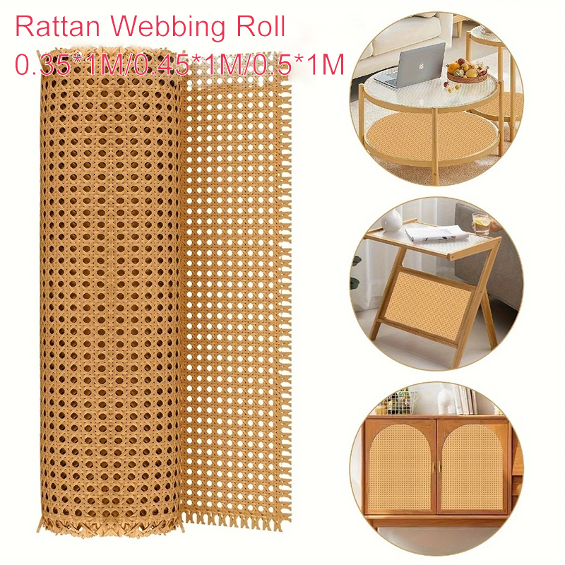 New Imitation Rattan-Net Cane Roll Sheet Webbing Caning Material Chairs ...