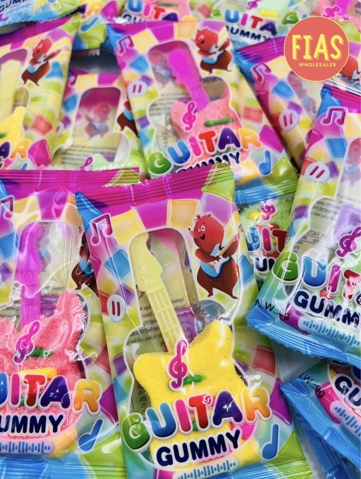 30 pcs Guitar Gummy Candy Wholesale Paninda | Shopee Philippines