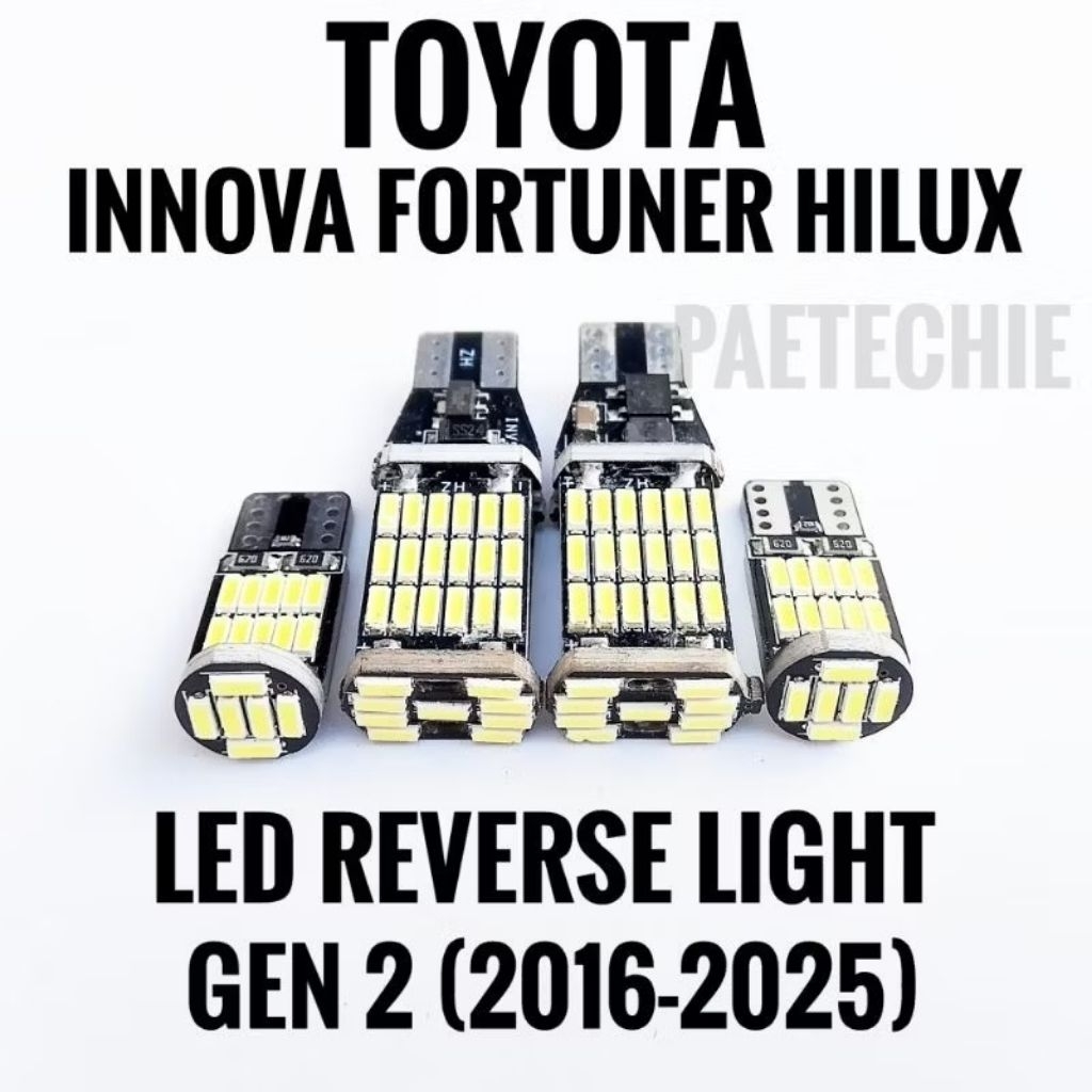 LED Reverse Light Toyota Innova Fortuner Hilux Gen 2 2016 2017 2018 ...