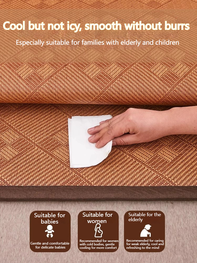Cooling Foldable Carpet Rattan banig native bamboo mat for home,bedroom ...