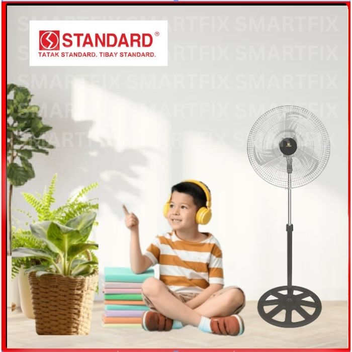 Standard Electric Fan Stand Fan 18" Metal Blade STO 18 E | Shopee ...