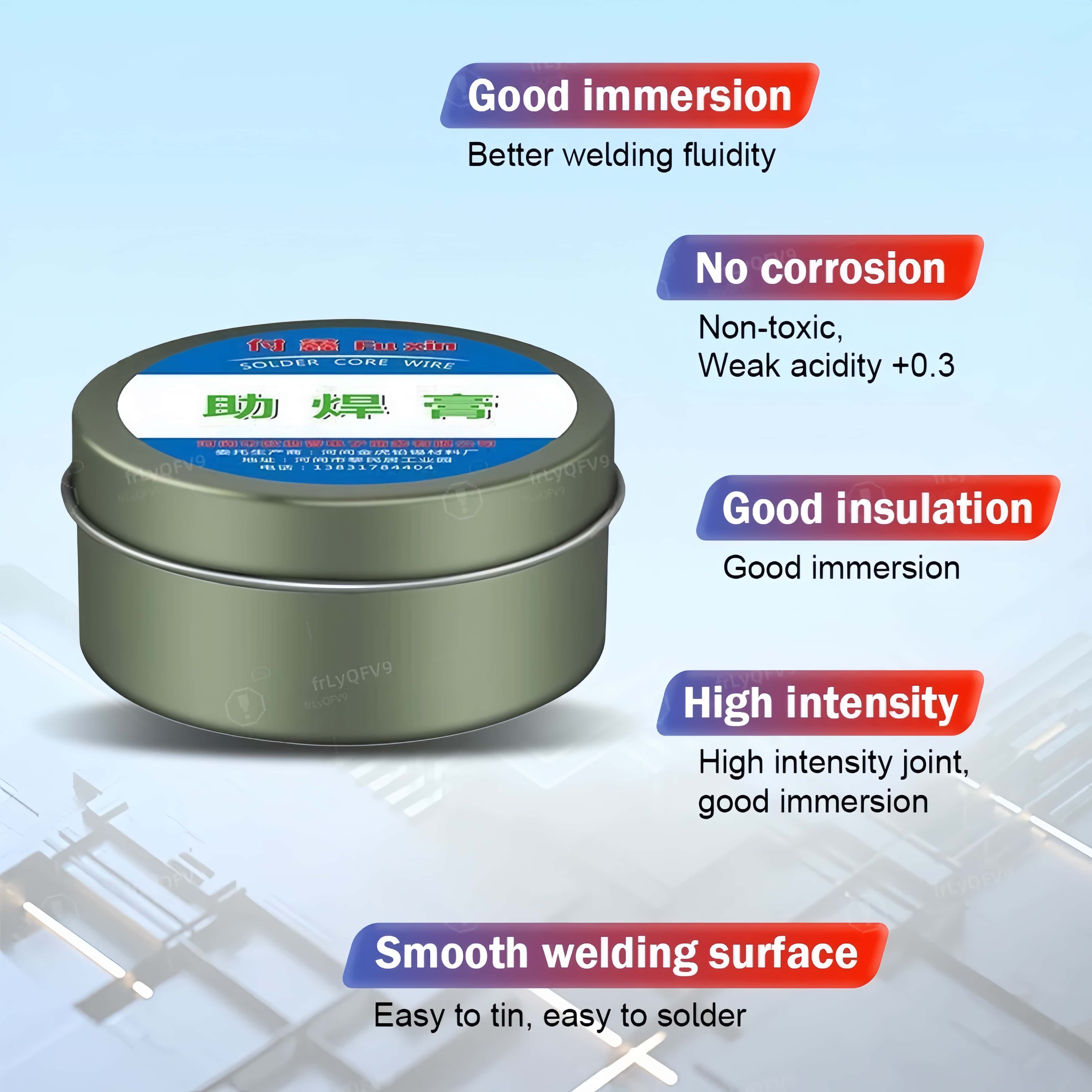 100g Solder Paste Soldering Flux Lead Free Non-Clean Solder Grease ...
