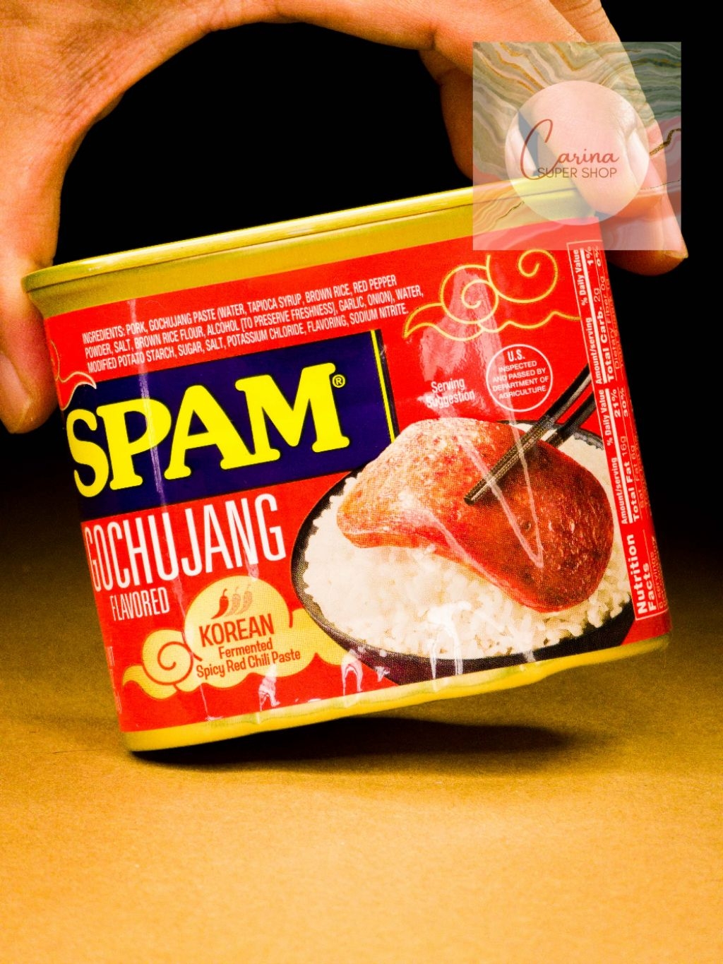 Spam Gochujang Korean Asian Unique Bold Flavor Easy to Cook 340 g ...