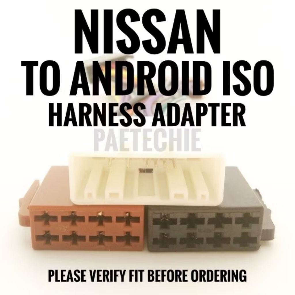Nissan Android ISO Head Unit Wiring Harness Adapter Car Stereo ...