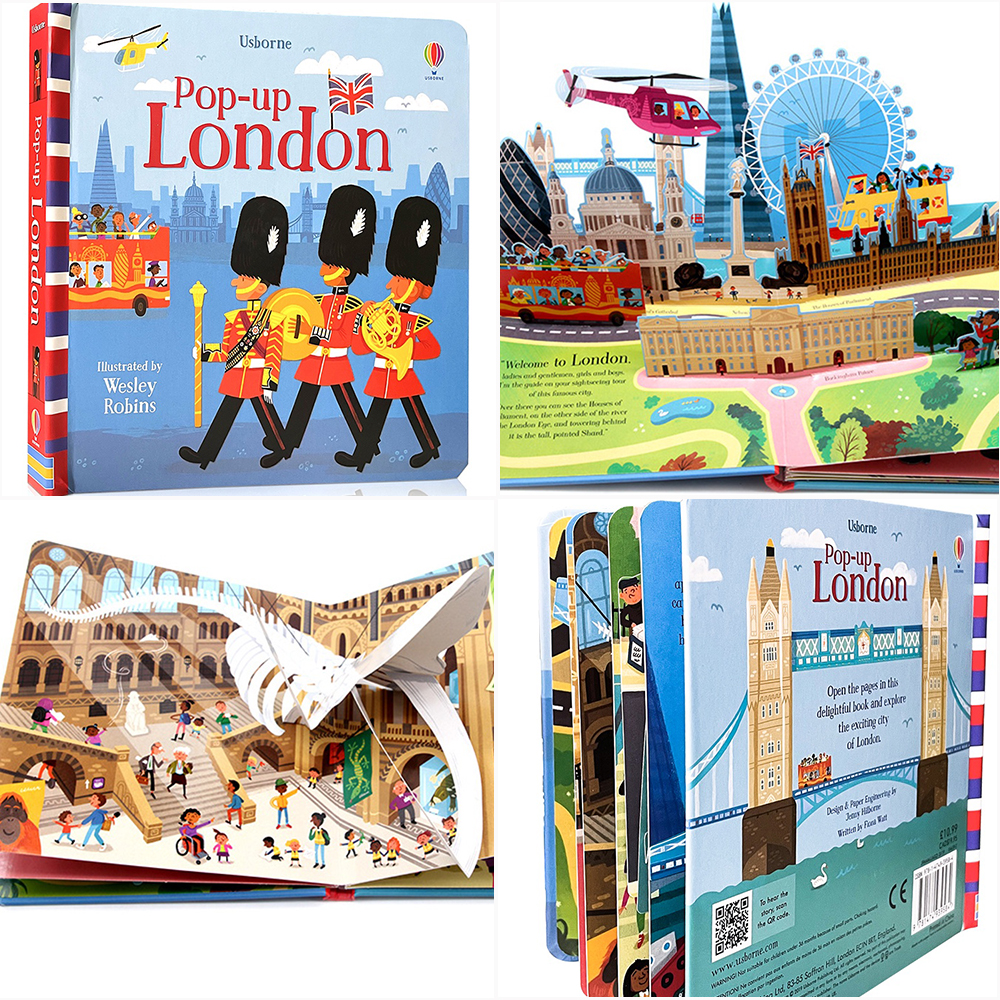 Usborne Pop Up Space 3D Flap Picture Books for Kids Children Education ...