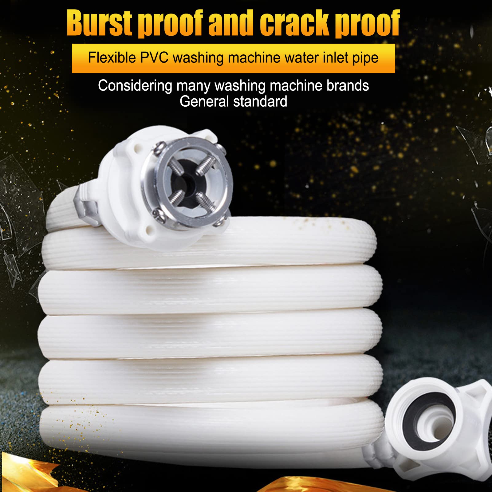 2.5-15m Optional Automatic Washing Machine Inlet Pipe Inlet Water Hose ...