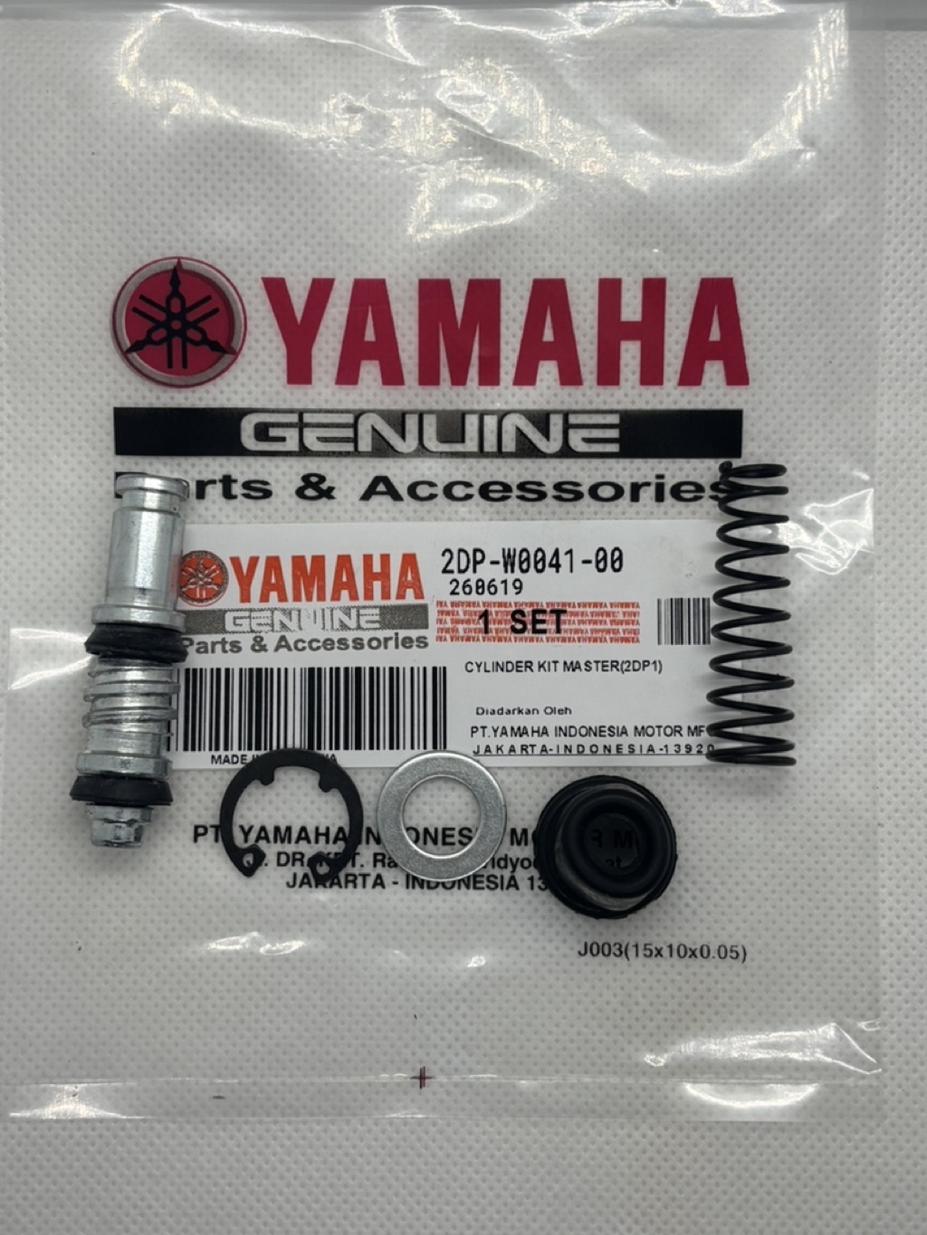 YAMAHA GENUINE Master Cylinder Repair Kit For 2DP NMAX v1 v2 | Shopee ...